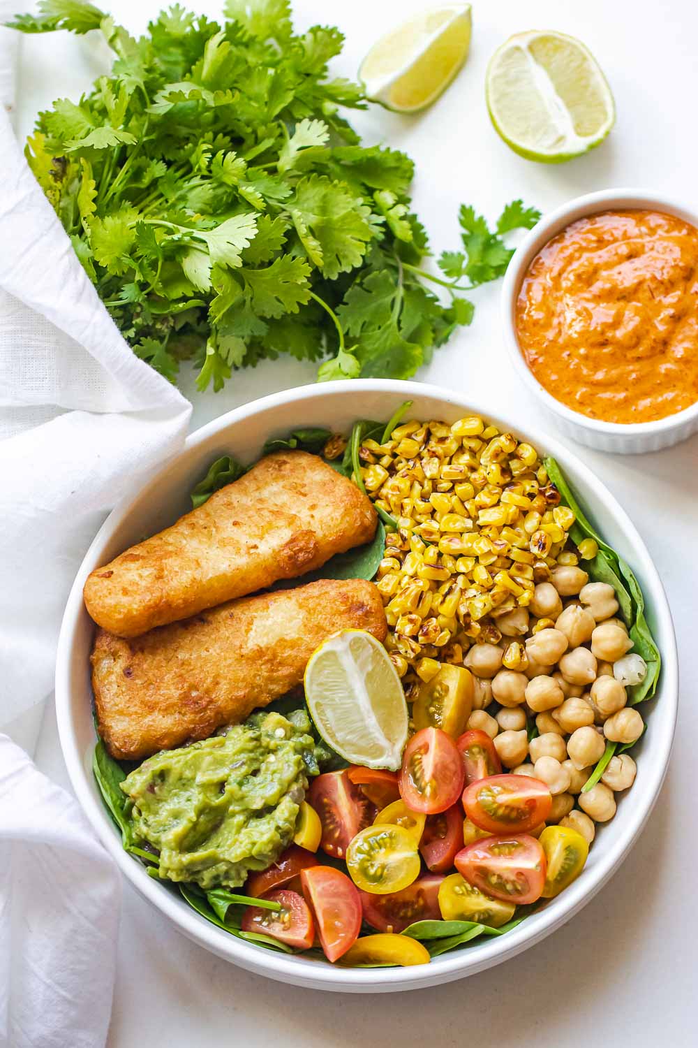 This Chipotle Fish Bowl is the perfect at home chipotle inspired meal.